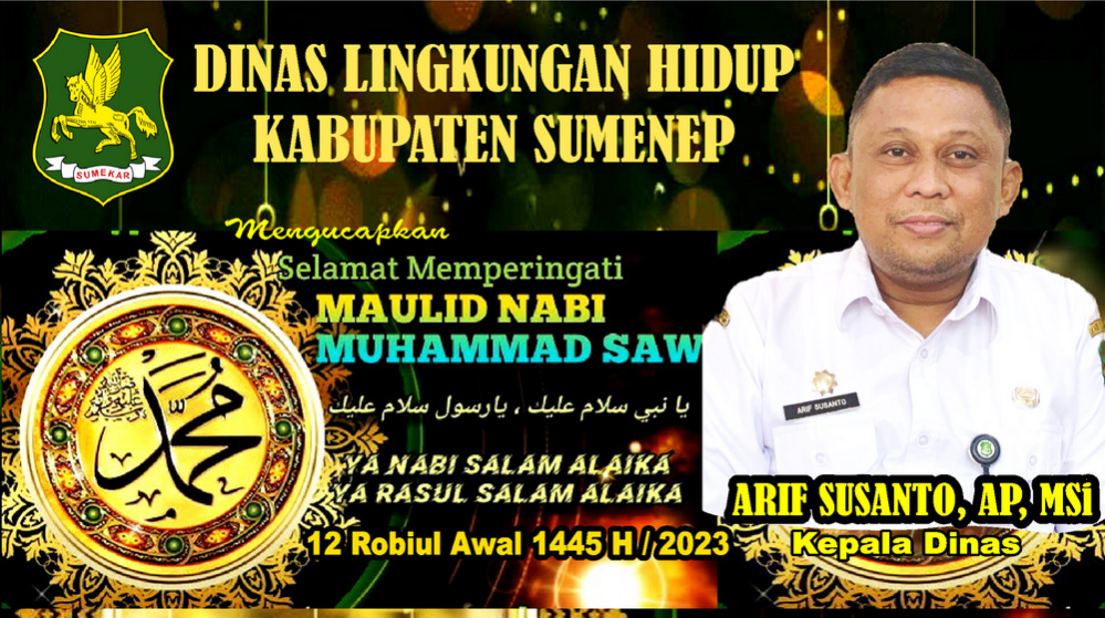Dinas Lingkungan Hidup Mengucapkan Selamat Memperingati Maulid Nabi ...
