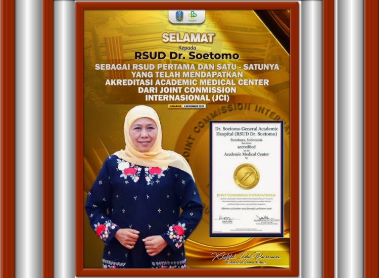 RSUD Dr. Soetomo Masuk 66 RS di Dunia Terakreditasi Academic Medical ...