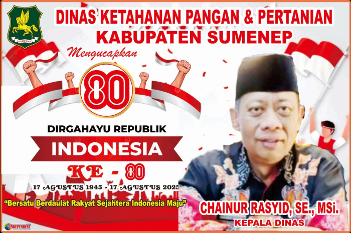 DKPP Sumenep Mengucapkan Dirgahayu Kemerdekaan RI ke 80 Tahun 2025 ...